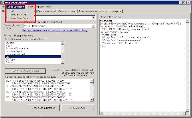 Wmi Object Class And Wmi Administrative Tools ~ Santhosh Sivarajans Blog