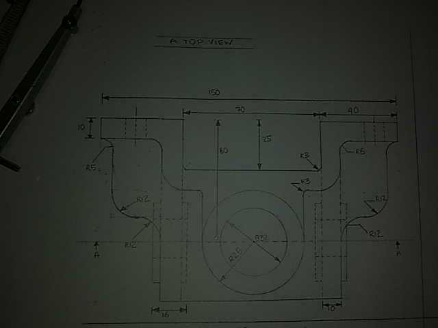 College life as a Marine Engineering: Drawing assignment