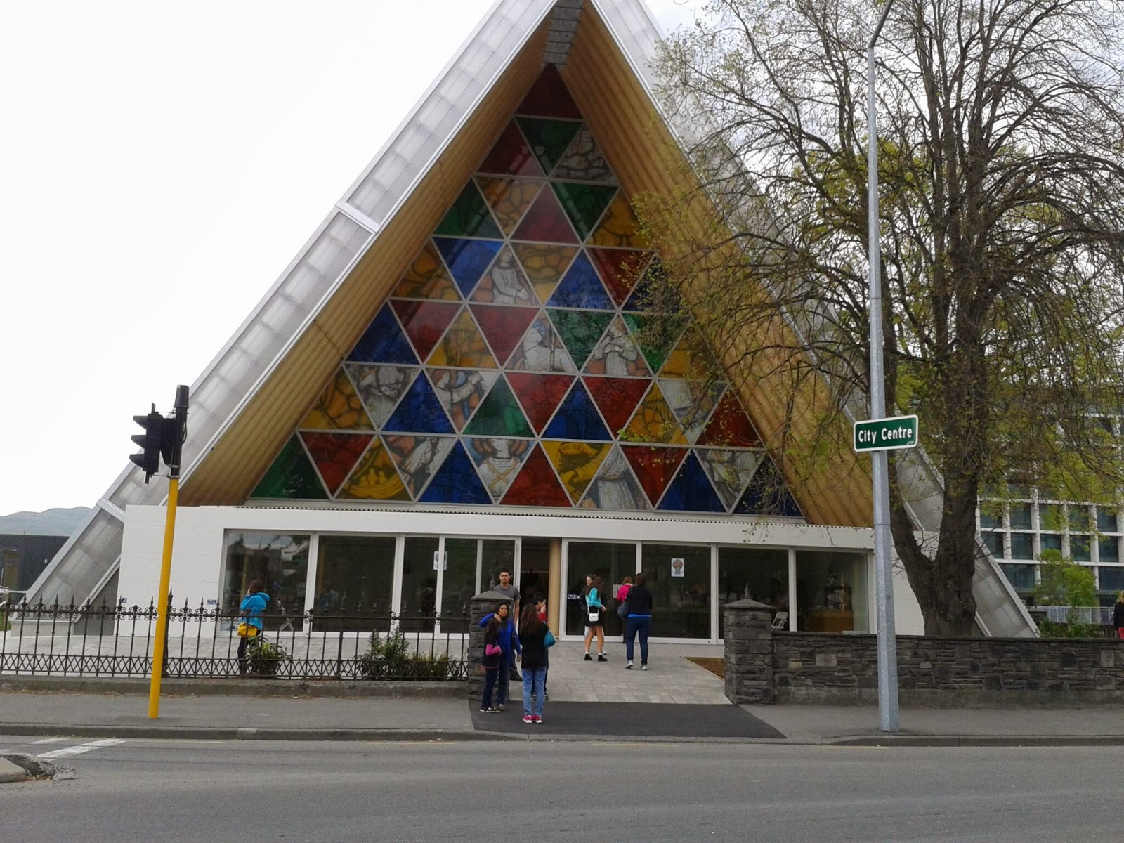 Our round the world tour 2013: Cardboard cathedral Christchurch