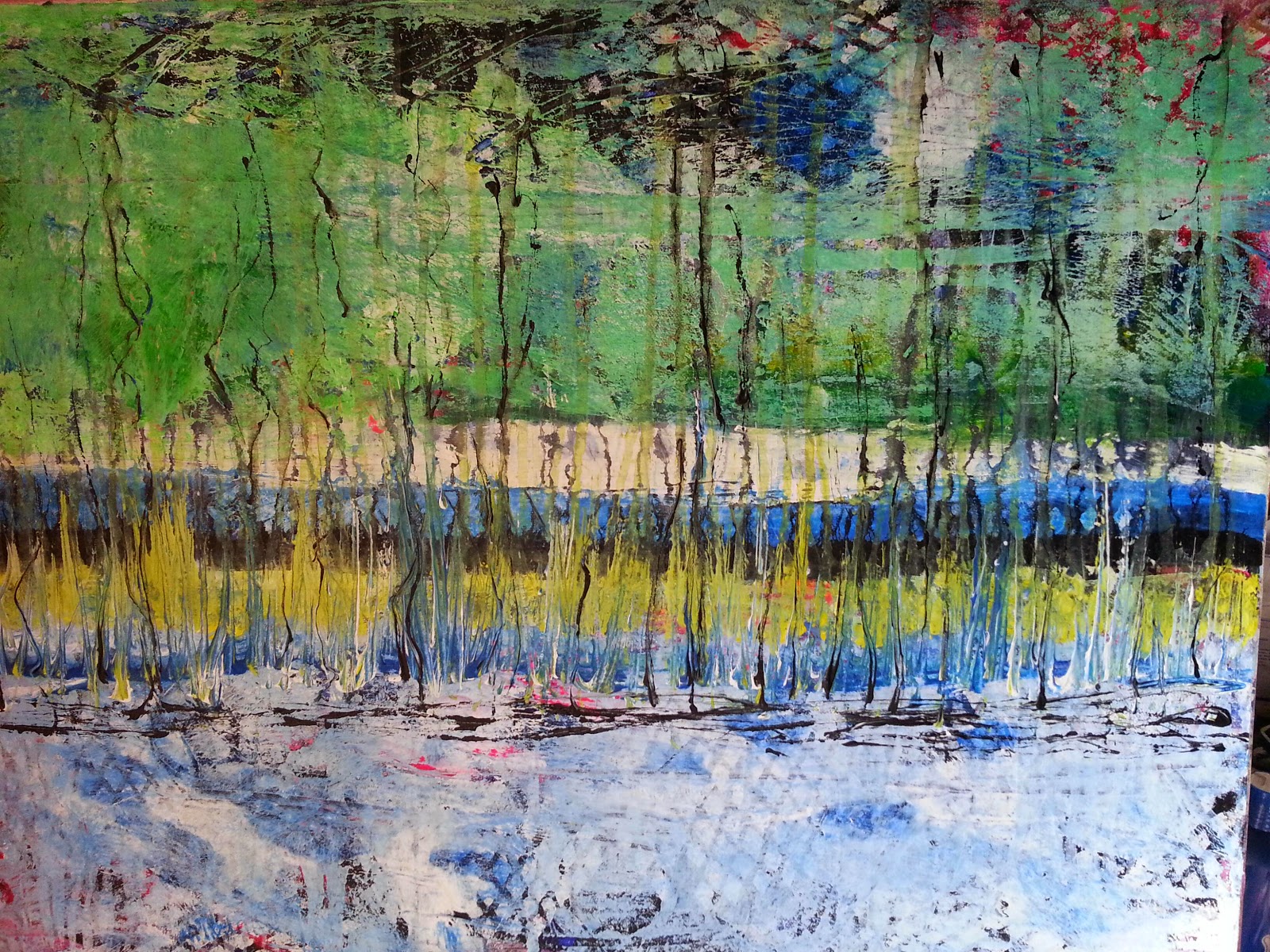 Painting is a Journey....: Layer#16 Sgraffito