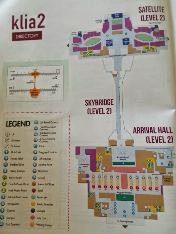 Klia2 Floor Map