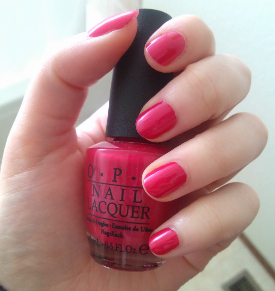 Caitlyn's Corner: Nail of the Day: OPI California Raspberry