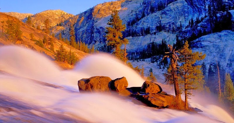 Waterwheel Falls in Yosemite National Park | Amusing Planet