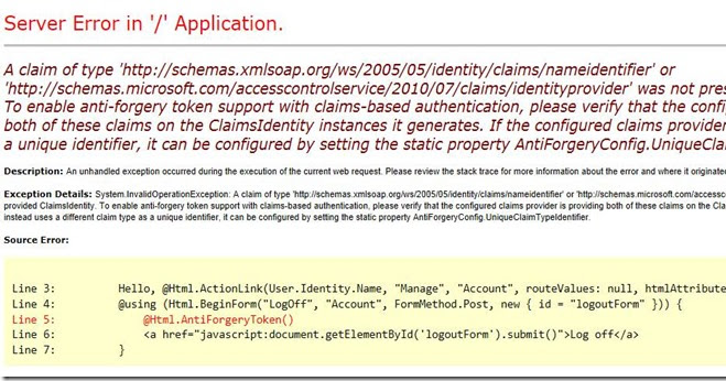 The Art Of Simplicity Aspnet Mvc 4 Error When Using Anti Forgery Token In Combination With