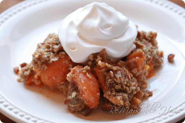 ReMarkable Home: APRICOT CRISP {Recipe}