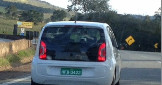 Flagramos um dos Volkswagen Up! da Fiat - Novidades Automotivas