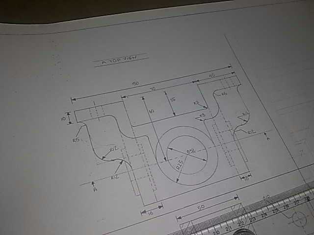 College life as a Marine Engineering: Drawing assignment