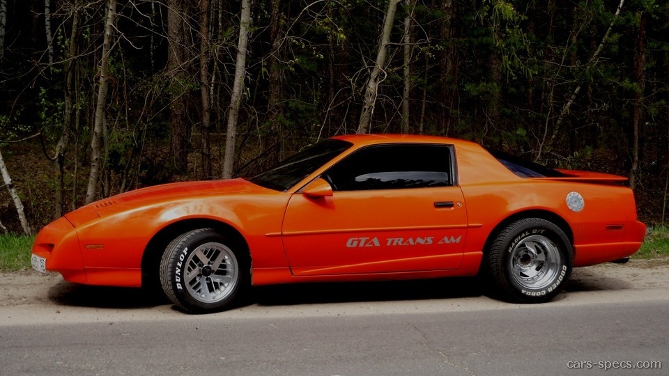 1992 Pontiac Firebird Trans Am Specifications, Pictures, Prices