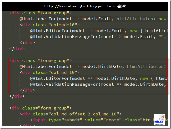 Mrkt 的程式學習筆記 Aspnet Mvc 下拉選單的日期選擇器 Part2