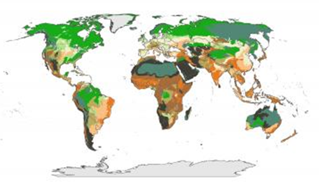 New global map of ecosystem vulnerability to abrupt climate change ...