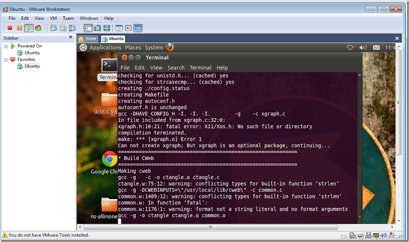 Easy Learning Ns2 And Ubuntu Installation On Vmware