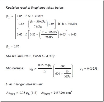 Made Pande's Blog: Verifikasi Hasil Penulangan Lentur Balok Beton SAP2000