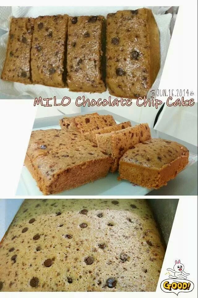 Mrs Lim の Kitchen Paradise: Milo Chocolate Chip Cake