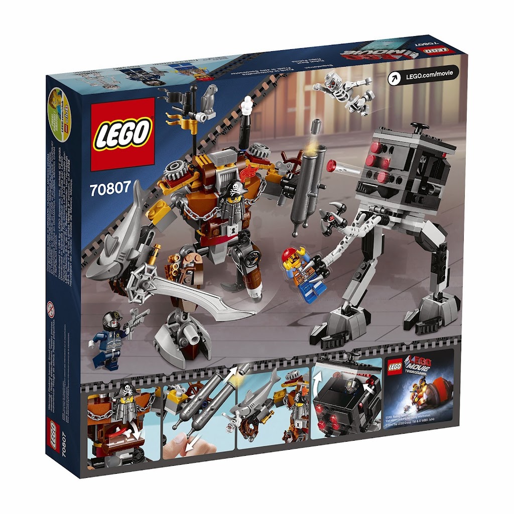 Bricker - Конструктор LEGO 70807 Поединок Стальной Бороды (MetalBeard's ...
