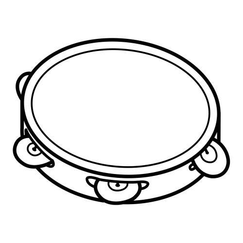 DIBUJOS DE PANDERETAS PARA COLOREAR – Dibujos para colorear