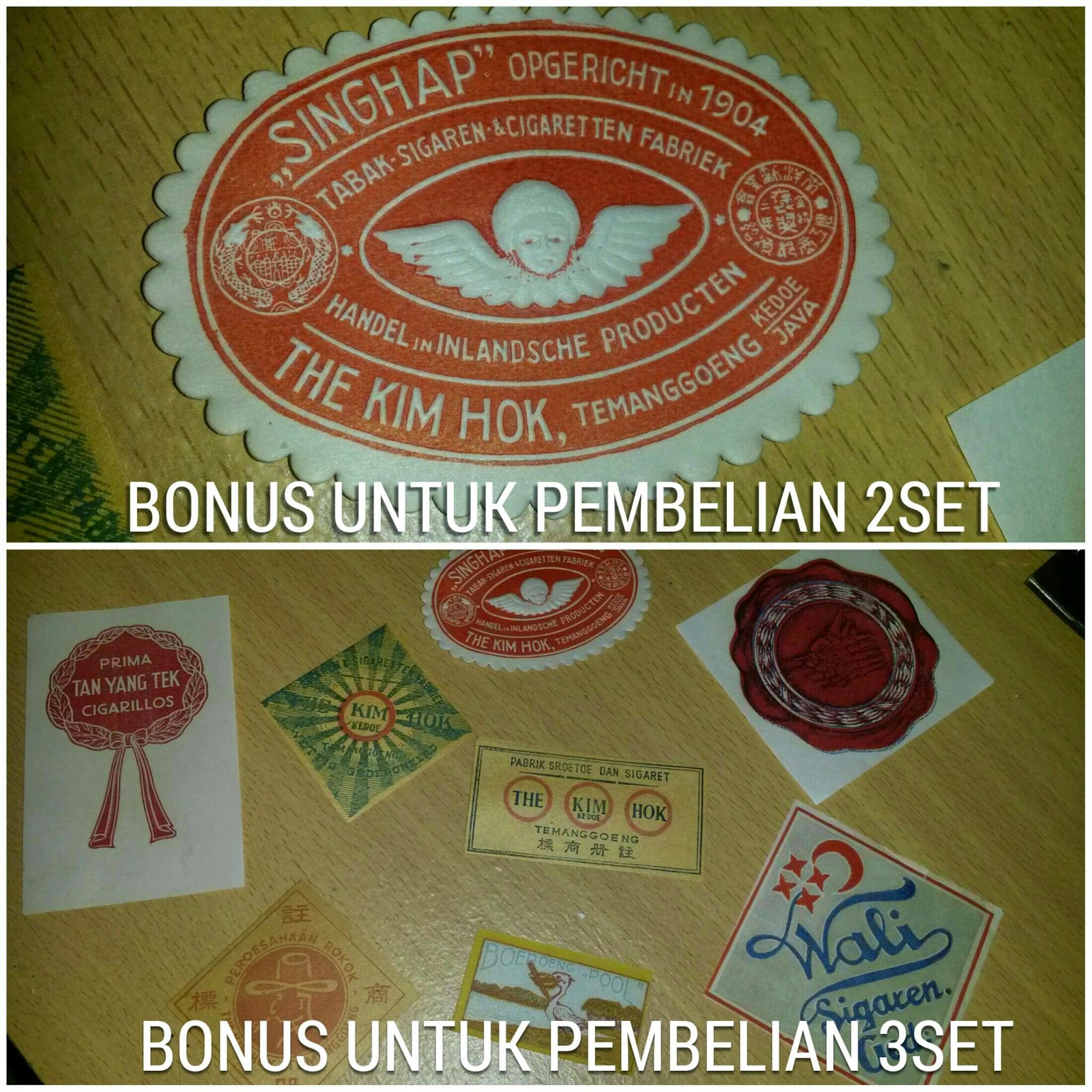 KEDAI BOEKOE ONLINE: Iklan Dan Etiket Rokok Lawas