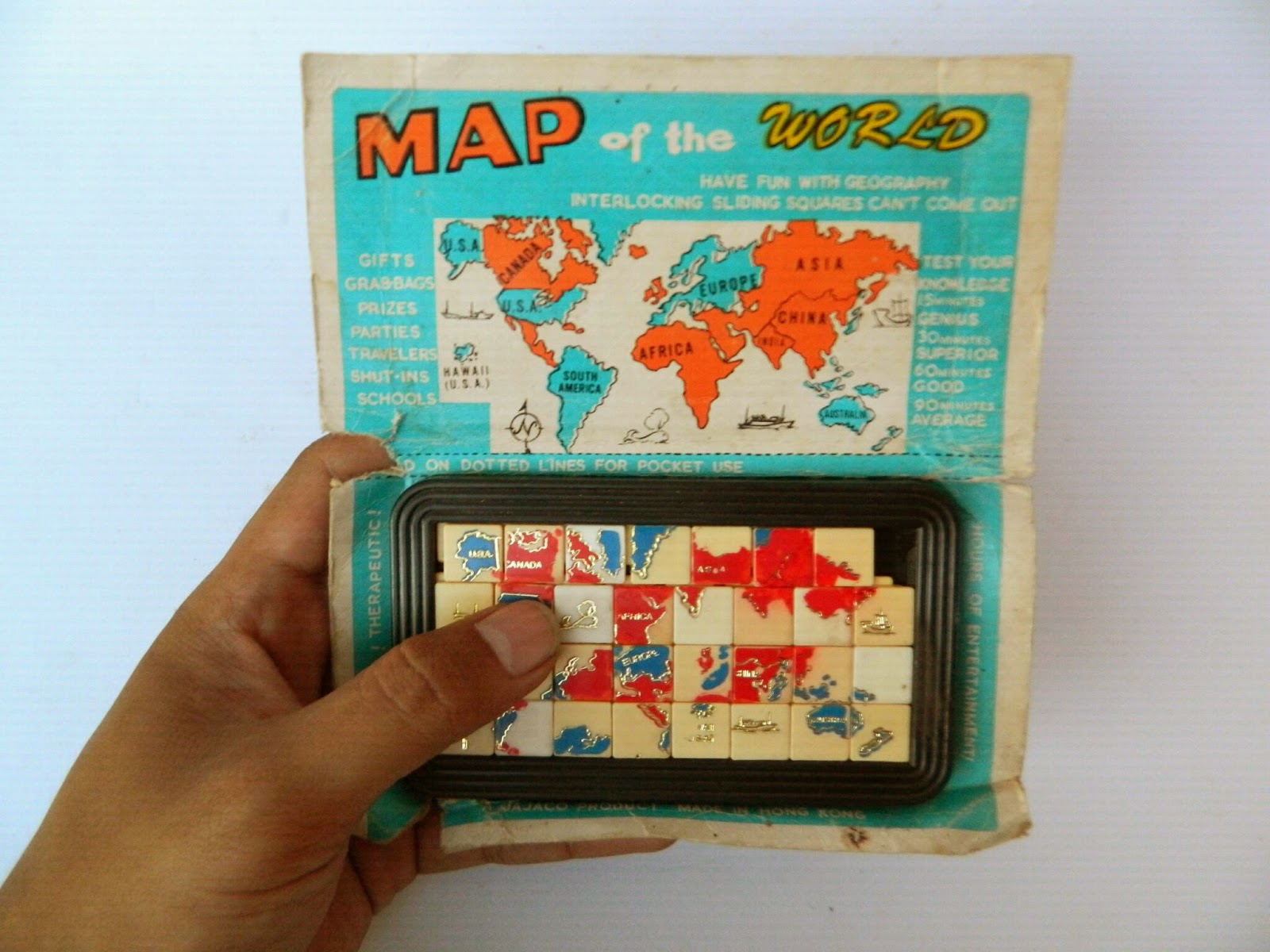 'Djago' - Antik, Vintage, & Kolektibel: [SOLD] PUZZLE PETA DUNIA JADUL ...