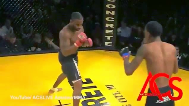 MMA fighter gets kicked in the head, his eyes pop out and roll on the ...