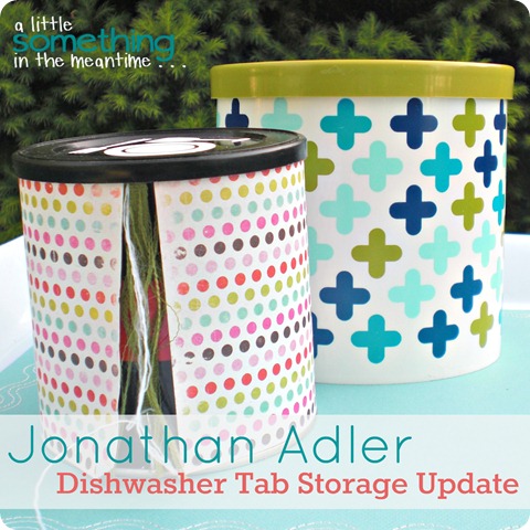 a little something in the meantime . . .: Jonathan Adler Dishwasher Tab ...