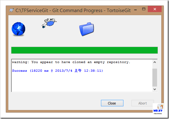 Mrkt 的程式學習筆記 Team Foundation Service 使用 Git 與 Tortoisegit