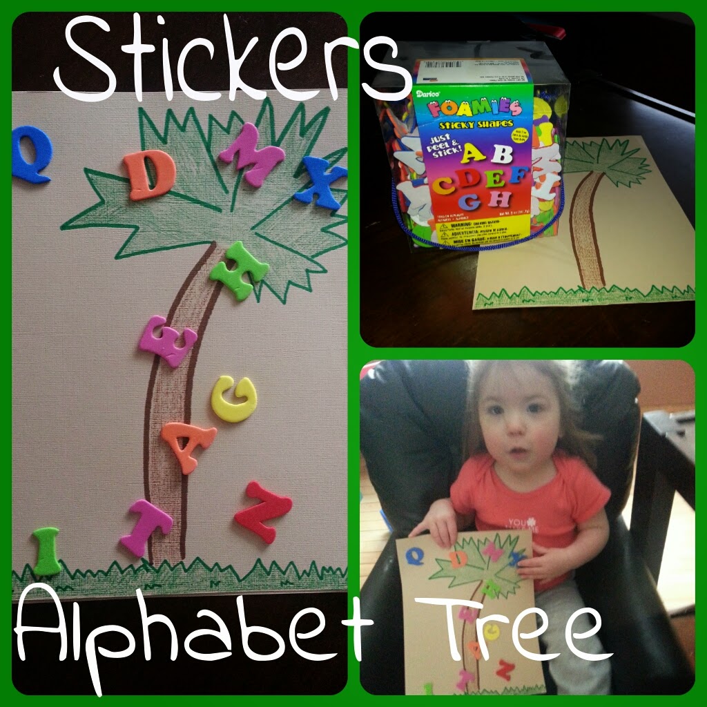 Sticker Alphabet Tree | The Mighty Mom Blog