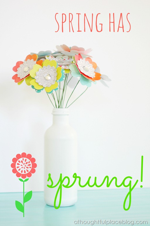 A Sweet Bouquet {DIY Paper Flowers} - A Thoughtful Place