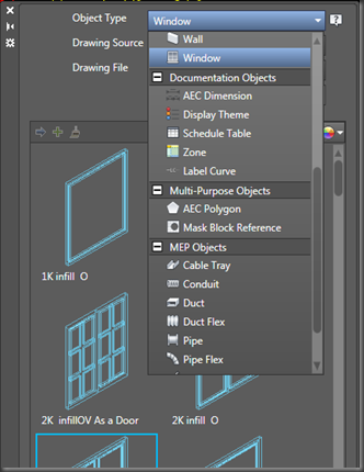 CADcz: AutoCAD Architecture a MEP 2016 – Style Browser