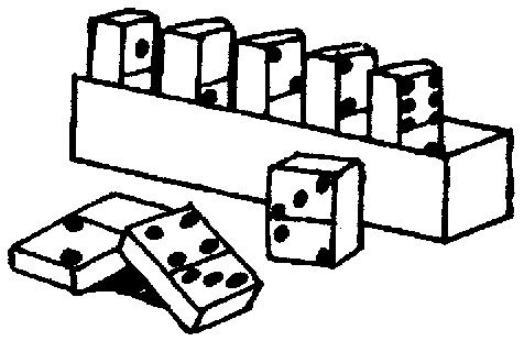 Coloring Pages Dominoes Coloringway Sketch Coloring Page