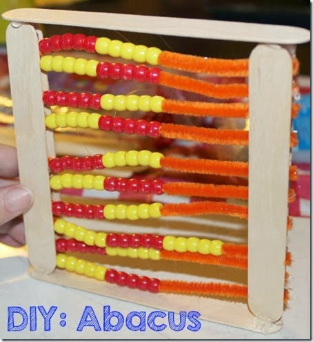 Preschool Math Activity: DIY Abacus