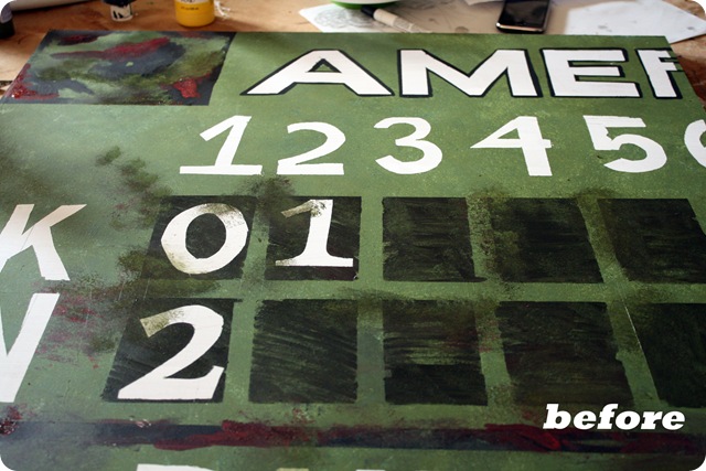 googiemomma: diy baseball scoreboard artwork tutorial