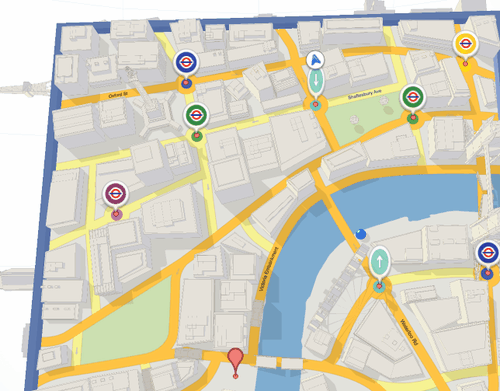 Google Maps Cube 利用Google地圖知識破解 3D迷宮遊戲