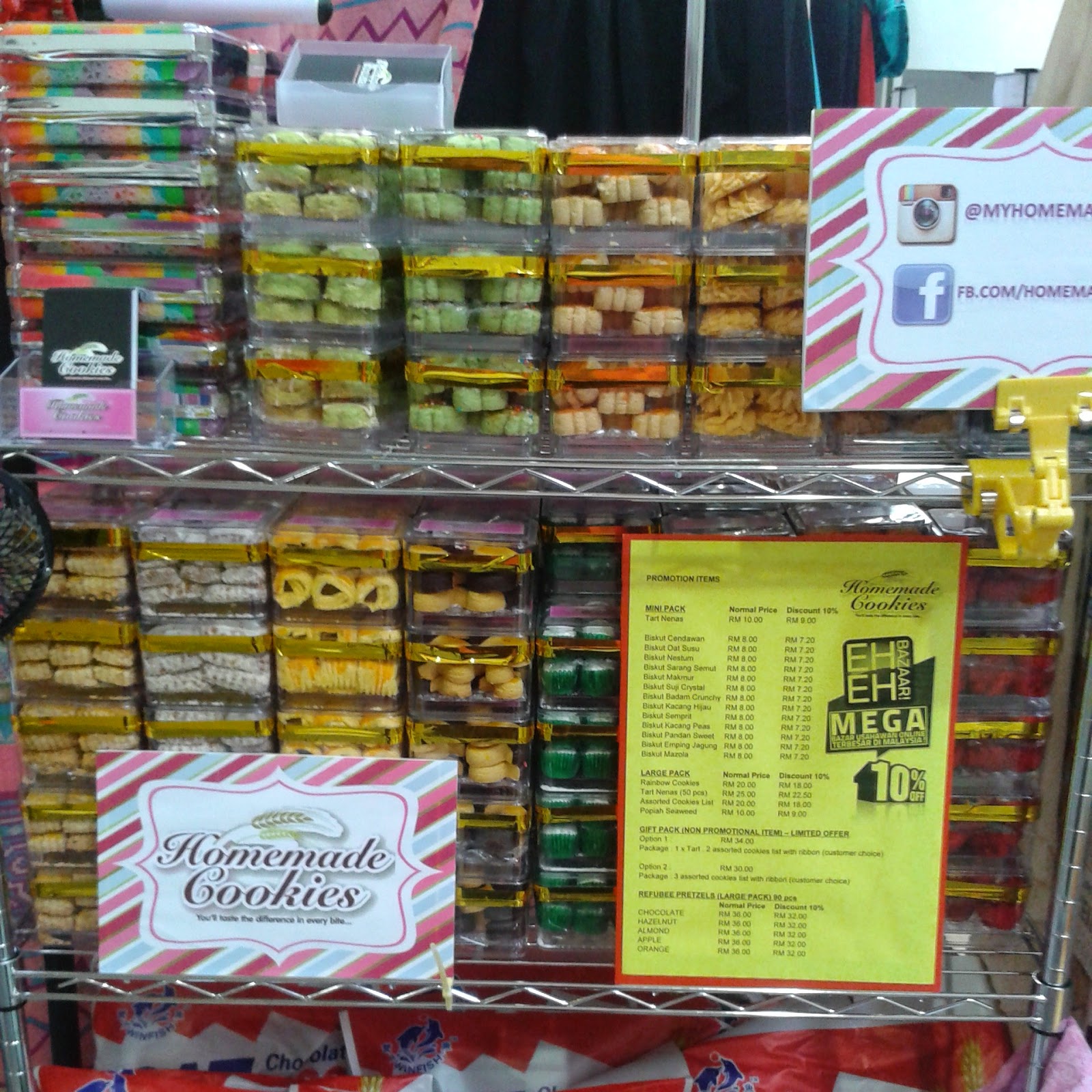 MY HOMEMADE COOKIES : :: SENARAI MENU BISKUT RAYA 2014