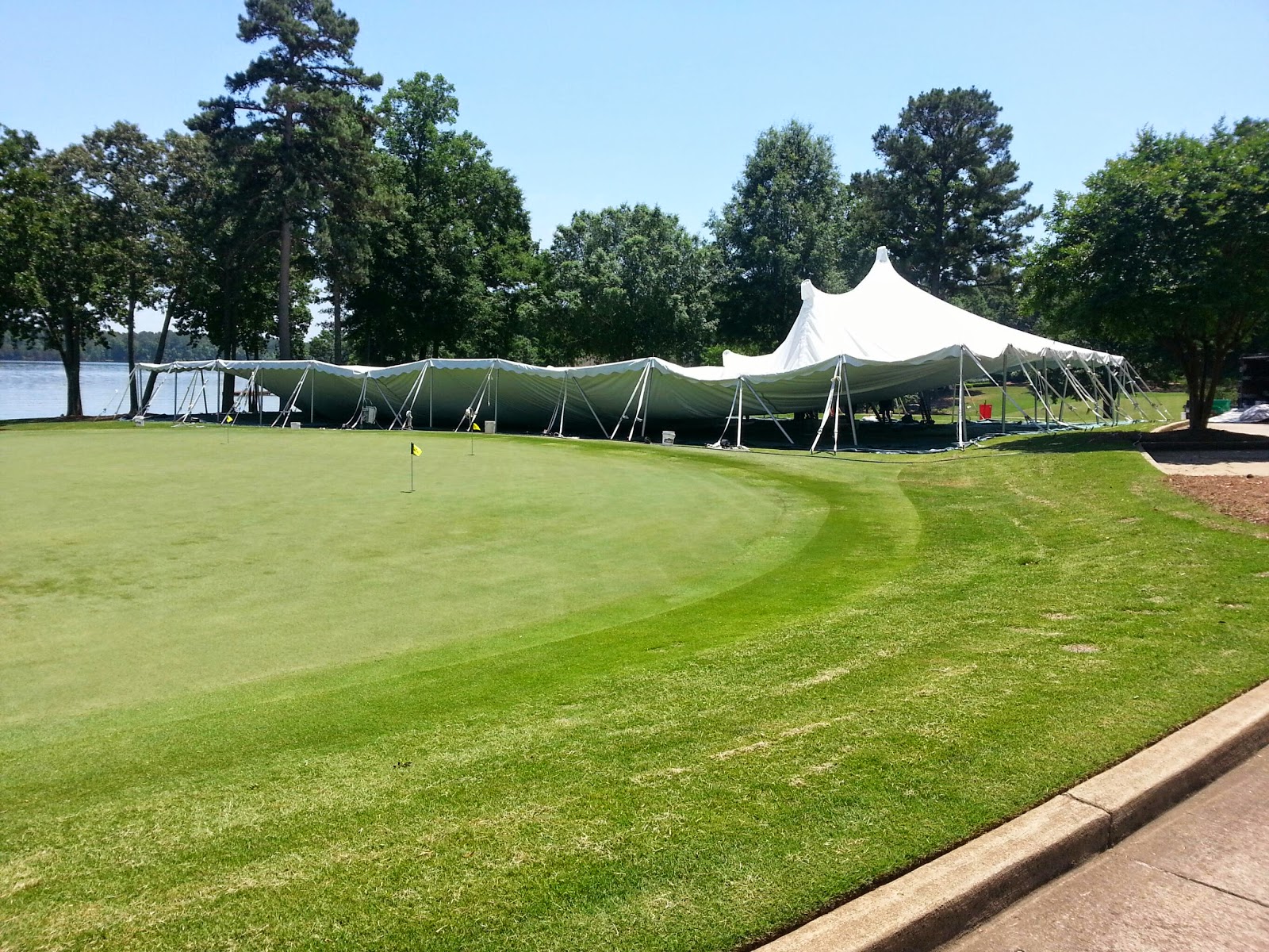 Great Waters Golf Course Maintenance: Tent for member-guest