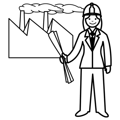 Dibujos de un ingeniero para colorear - Imagui