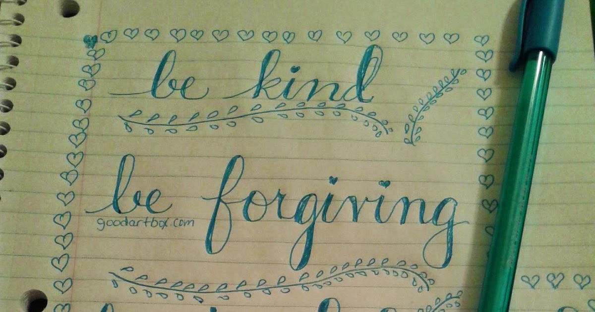 good artbox: My Hand Lettering of a Bible Verse