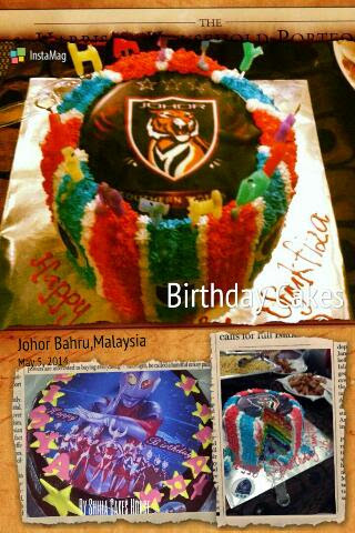 ~ShiLLa CaKeS HoUse~: Rainbow Cake JDT & Choc.Moist Cake Edible Image