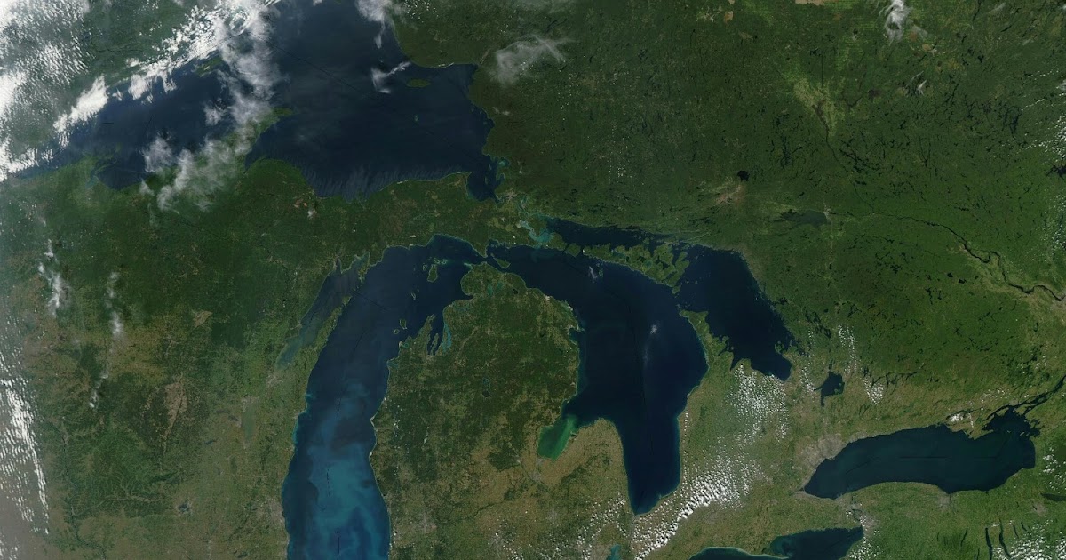 Great Lakes From Space
