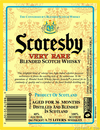 Scoresby - Very Rare Blended Scotch Whiskey ~ Just Malt