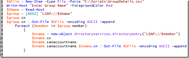 Ad Group Report List Group Members In Active Directory Powershell Script ~ Santhosh Sivarajan