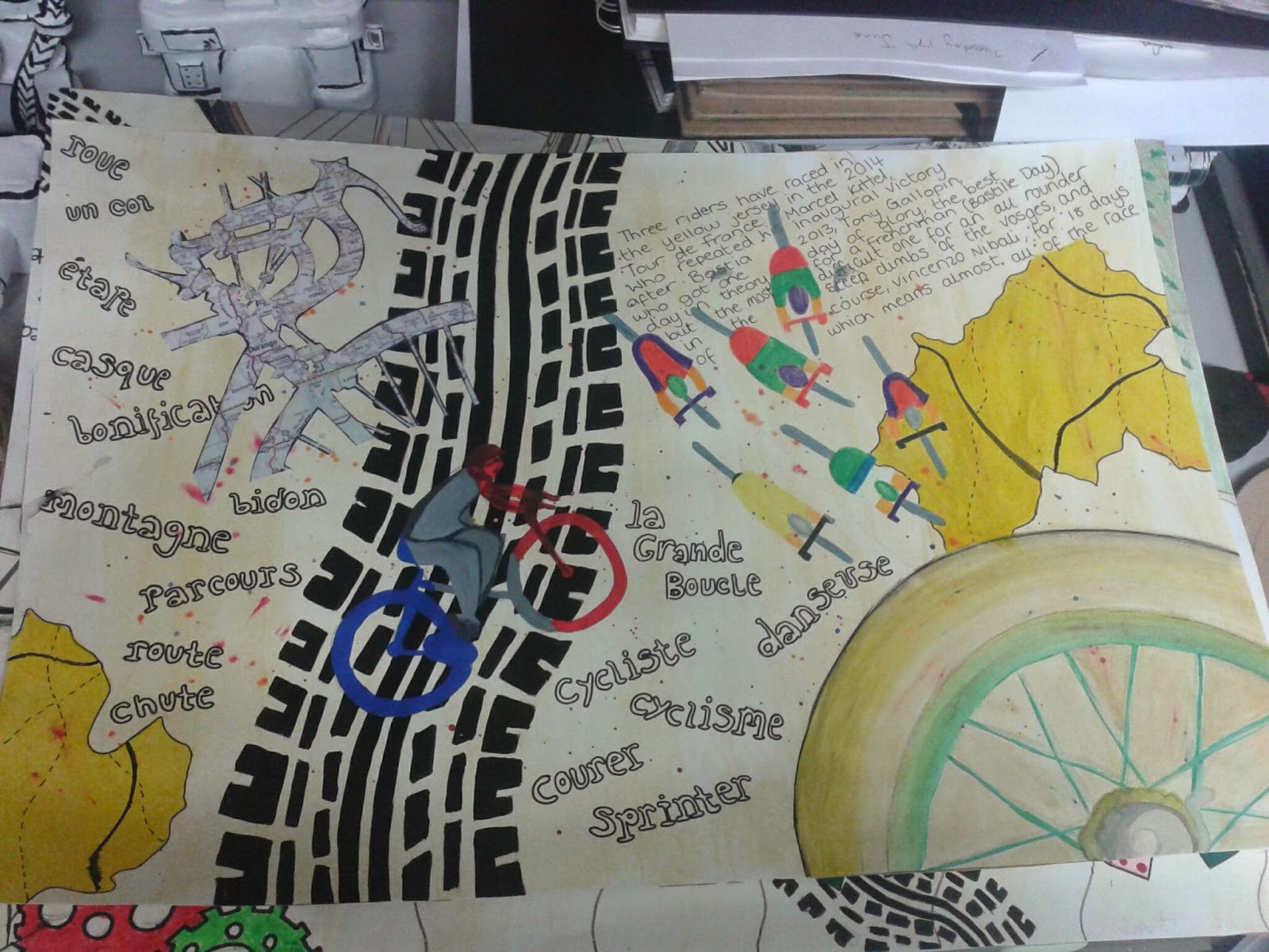 Rachel's Designs : Tour de France Project.