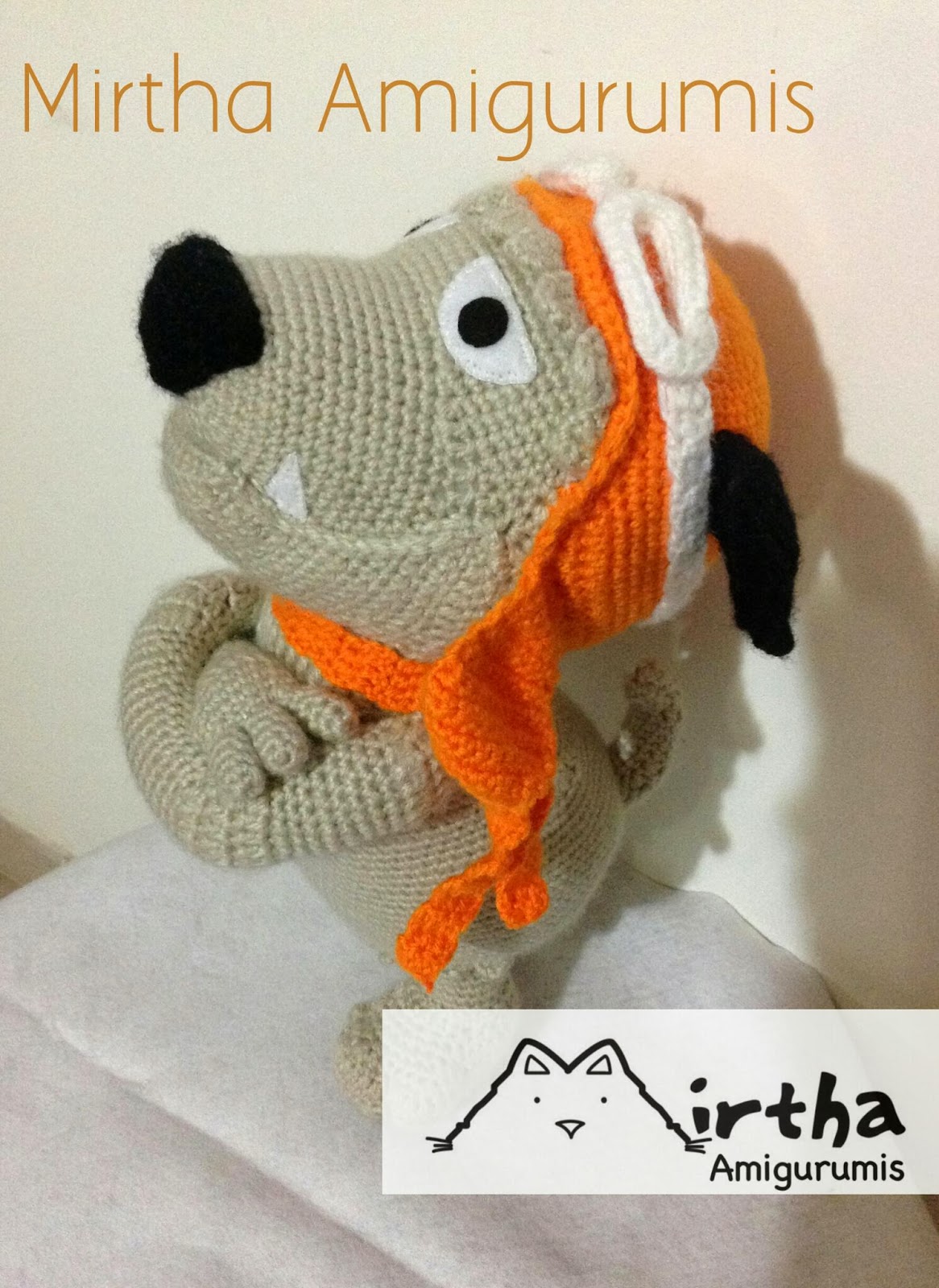 Mirtha Amigurumis: Amigurumi Perro Patán /Muttley Dog (Hanna Barbera)