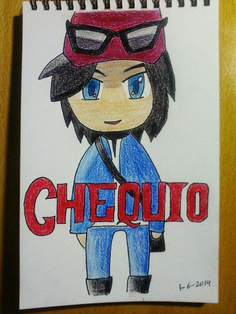 Dibujos gamers y otakus : Dibujo de ChequioProGamer