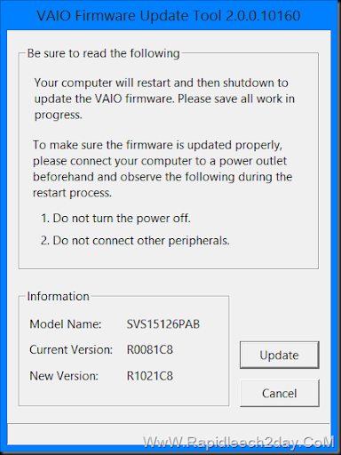 How to update sony vaio bios laptop - plmmorning