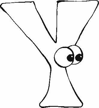 MOLDES DE LETRAS CON OJOS