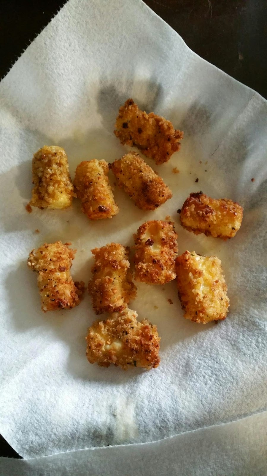 Homemade mozz sticks