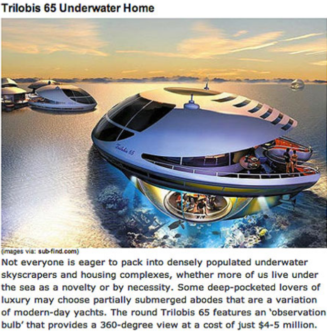 Alizul: 10 AWESOME UNDERWATER STRUCTURES THAT COULD EXIST