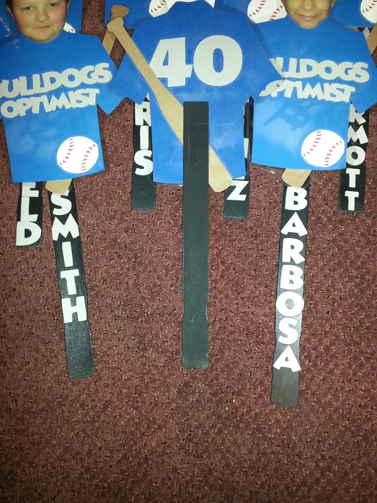 Sweet & Sassy Studio: Baseball hand fans