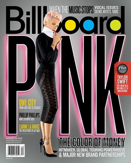 Pink covers Billboard magazine's Aug 25 issue | The Ultimate Fan