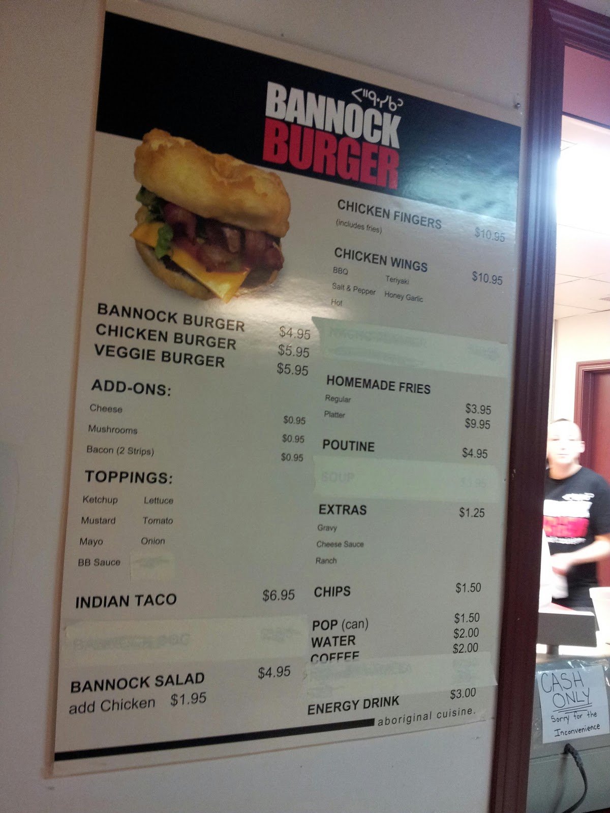 E-town, it's me again!: Love for the Locals: Bannock Burger