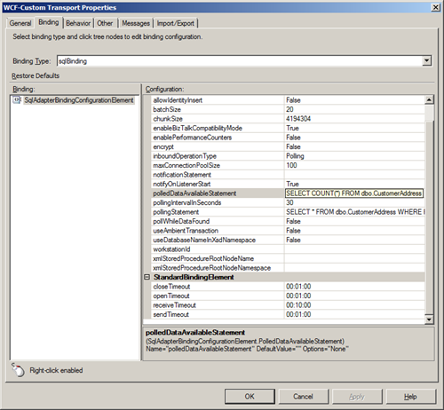 Polling Sql Azure Database Table With Wcf Sql Adapter Steef Jan Wiggers Blog